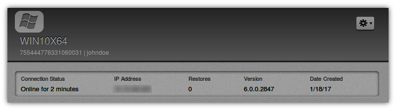 CrashPlan console overview – CrashPlan Help Center